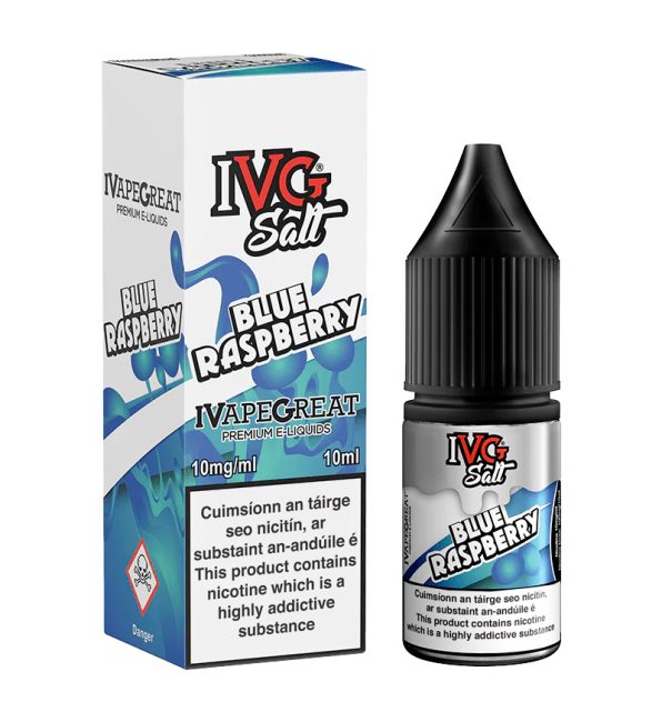 IVG's Blue Raspberry Nic Salt: Berry & Menthol Bliss